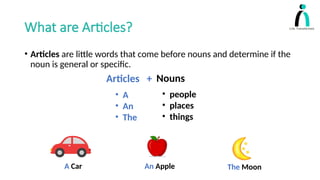 Articles and Punctuation usages giving real world .pptx