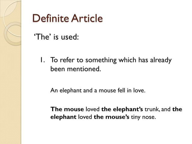 Articles and Quantifiers | PPTX
