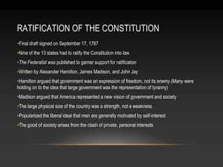The Articles of Confederation and the Constitution | PPTX