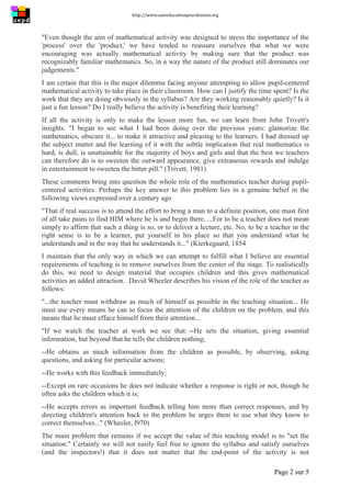 Articles en mathematics_2 | PDF | Homework and Study | Education