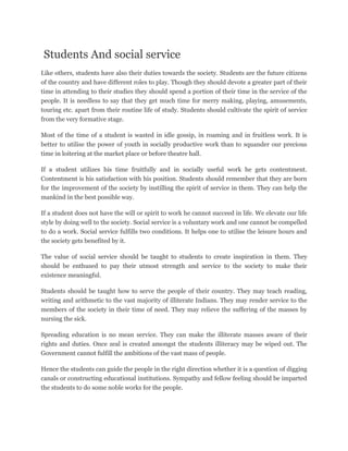 Articles for student | DOCX