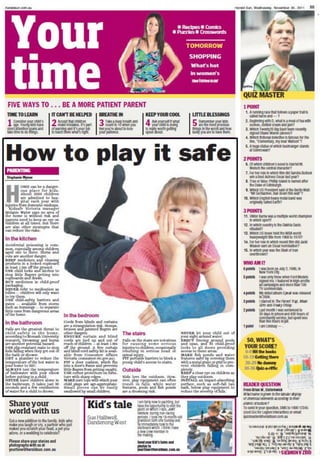 Stephanie Wynne - Articles published in the Herald Sun - November 2011 ...