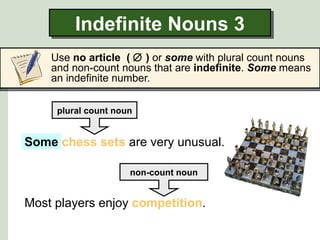 Articles, indefinite and definite | PPS
