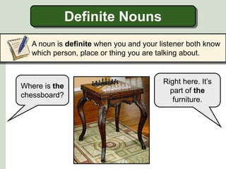 Articles indefinite and definite | PPT