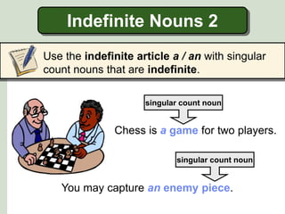 Articles indefinite and definite | PPTX