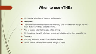 Articles in English (A, and, the, and the zero article) | PPTX ...