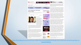 Advertising in Nepal | PPT