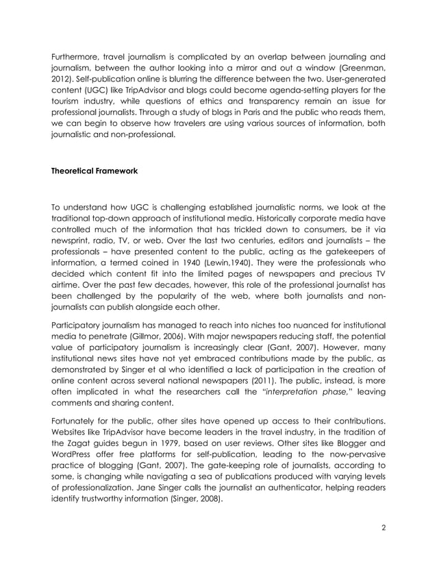 Traveler to journalist: how audience participation could become the new ...