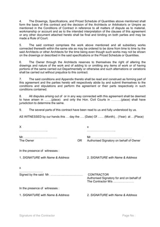 Articles of agreement | PDF
