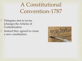 Articles of confederation | PPT | Civic affairs | Politics