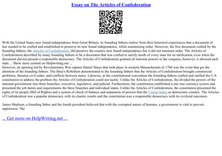 Articles Of Confederation Achievements | PPT