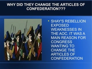 Articles of confederation and the U.S. Constitution | PPT