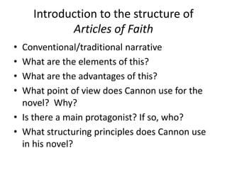 Articles of faith structure, setting | PPTX | Christianity | Religion ...