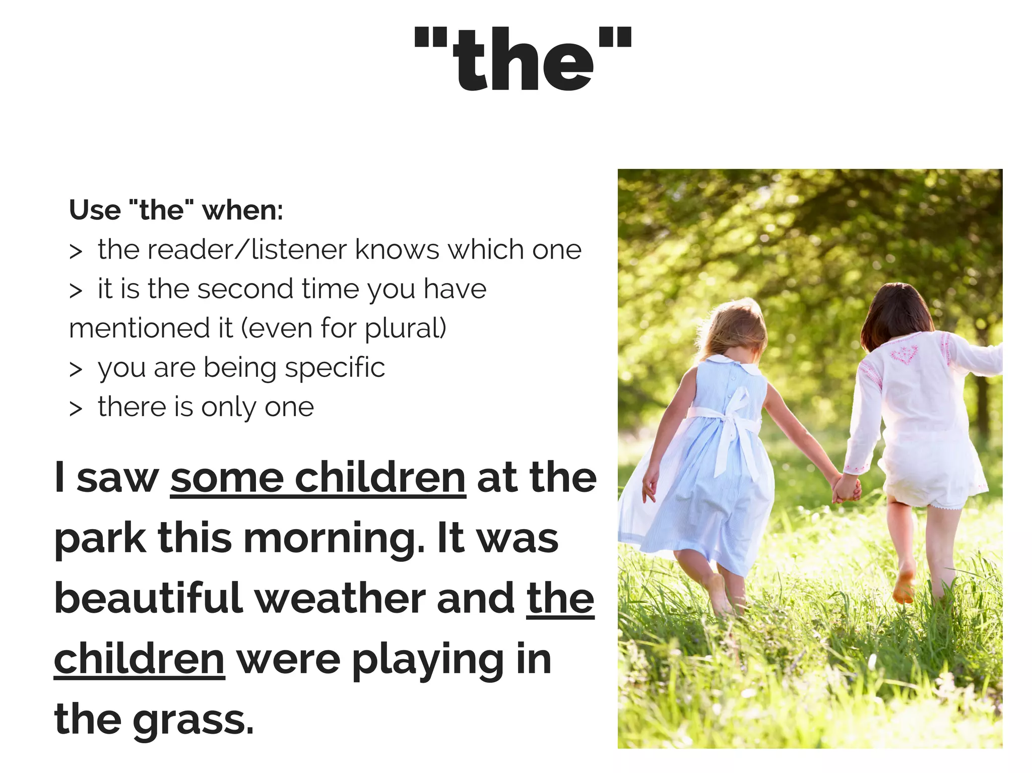 Articles - Definite and Indefinite - a/ an/ the | PPT