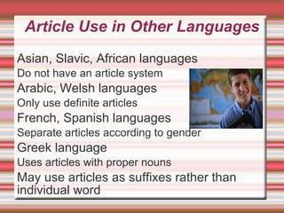 Articles presentation | PPT