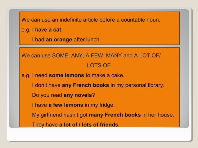 Articles & Quantifiers | PPT