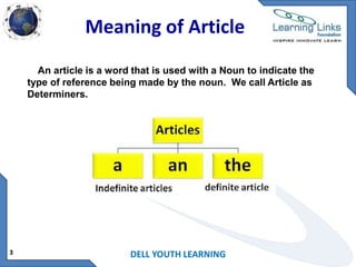 Articles topic prepositions | PPTX