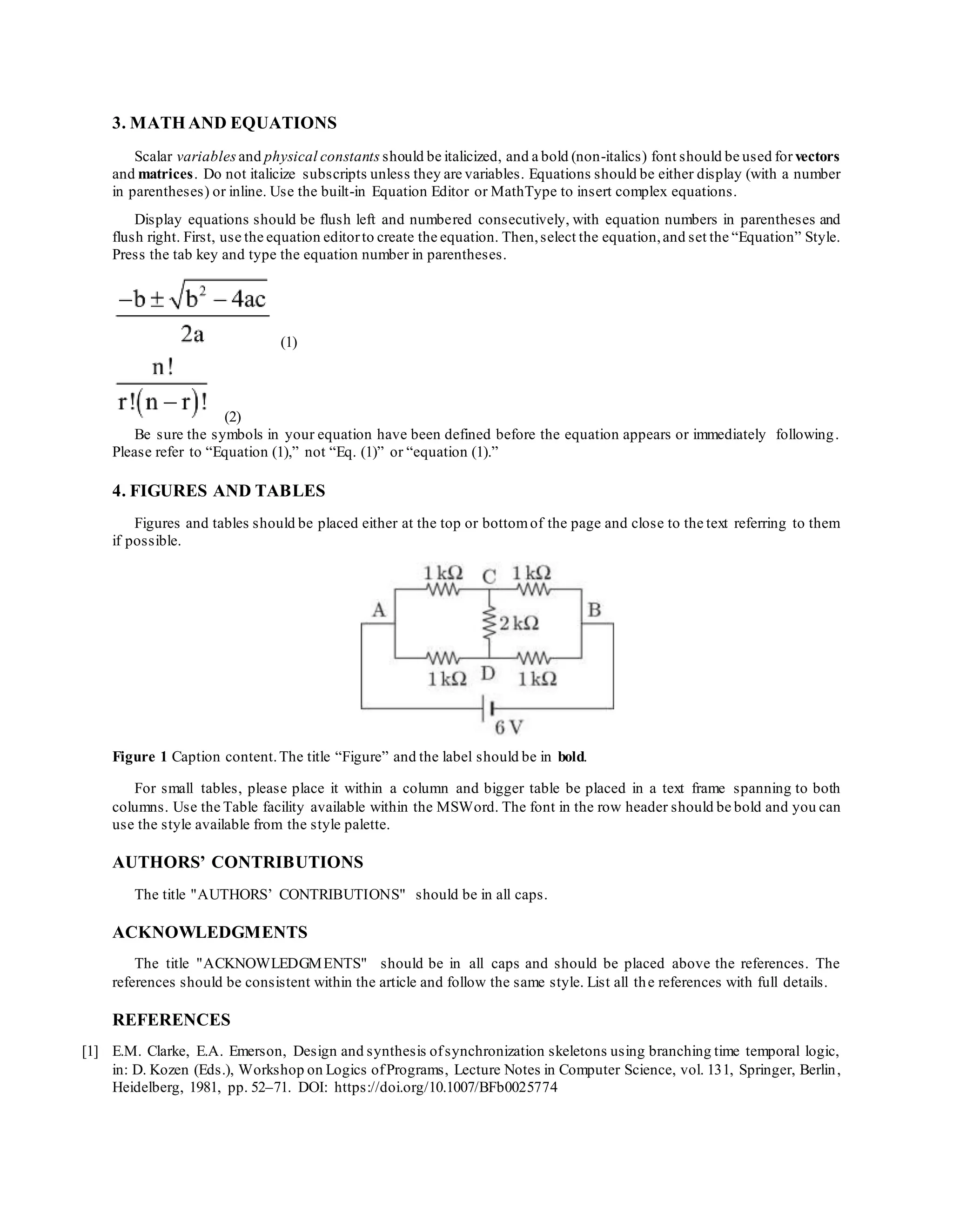 Article Template.docx | Desktop Publishing | Computer Software and ...