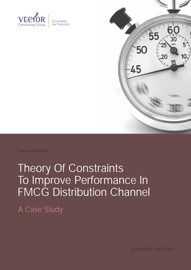 TOC- Improve FMCG Distribution Channel Performance | PDF