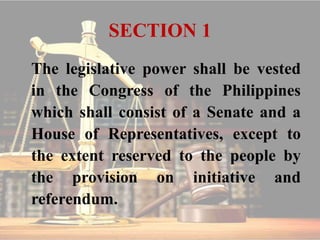 Article VI Complete Sections | PPT