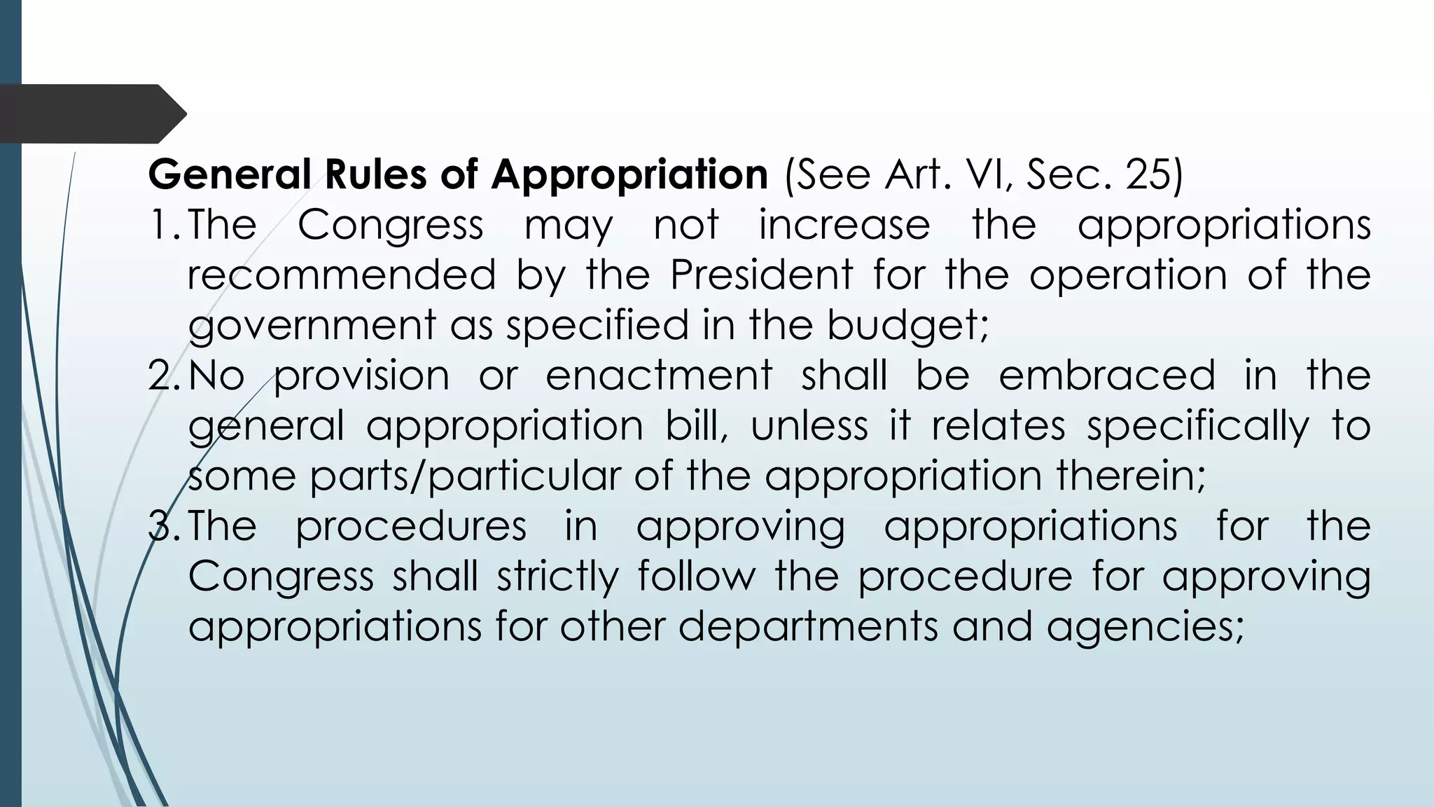 Article VI - Legislative Department | PPTX