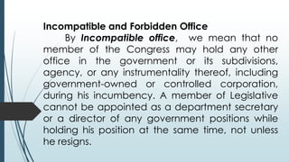 Article VI - Legislative Department | PPTX