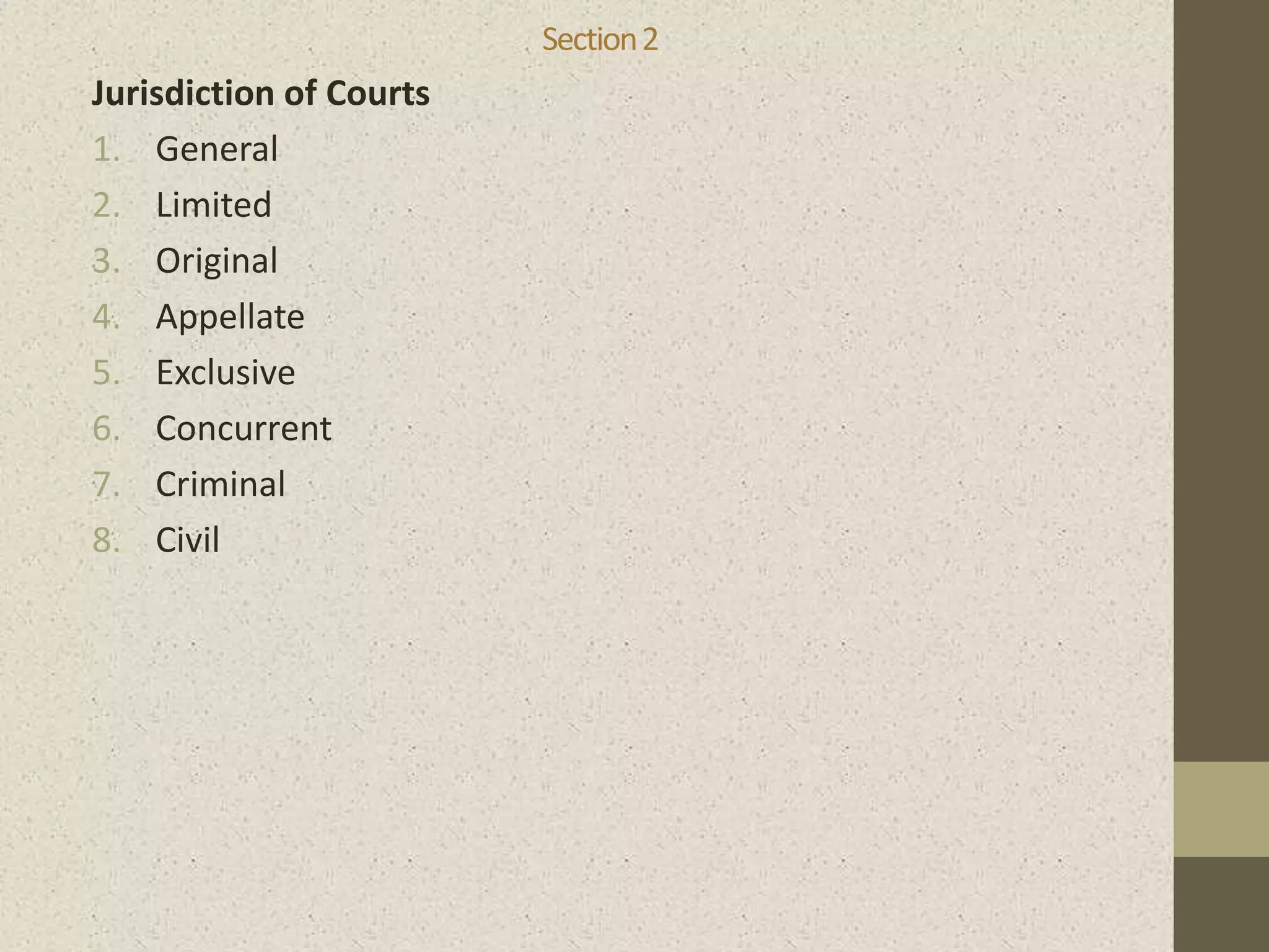Article viii judicial department Sections 1 to 8 | PPTX