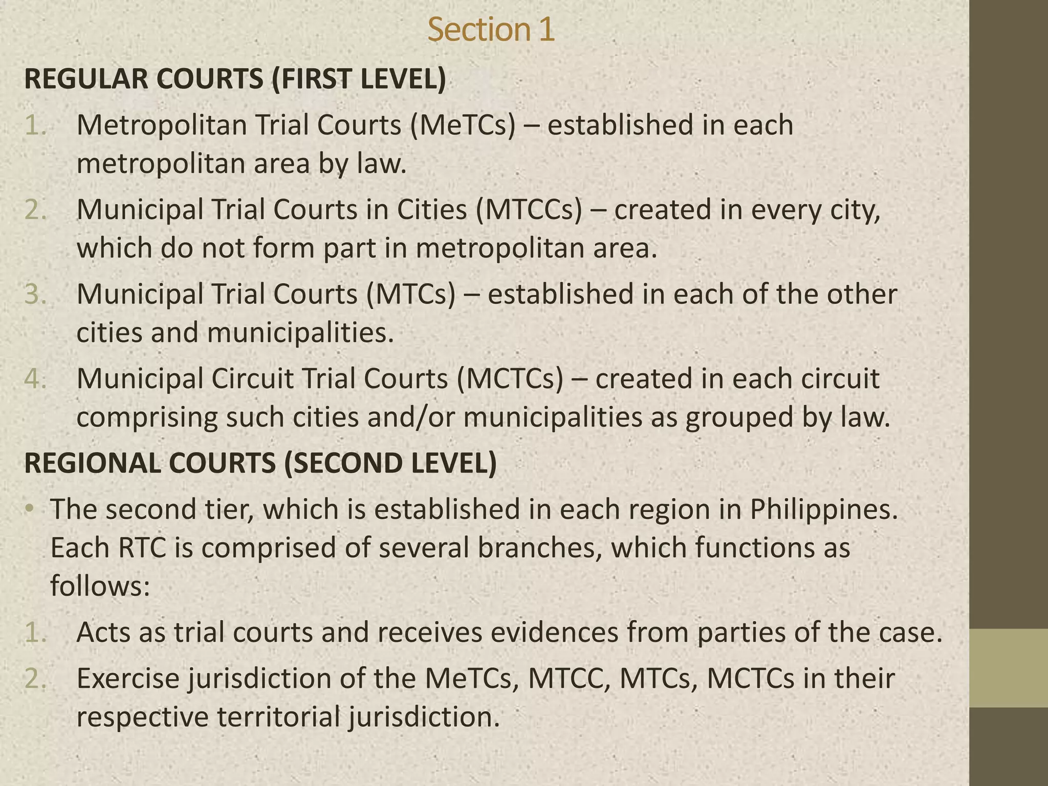 Article viii judicial department Sections 1 to 8 | PPTX