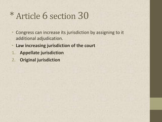 Article viii judicial department Sections 1 to 8 | PPTX