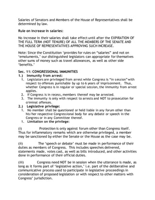 Article vi legislative power | DOC