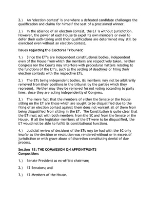 Article vi legislative power | DOC