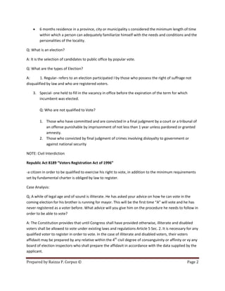 Article 5 Suffrage | PDF
