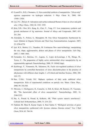 Green Synthesis of Silver Nanoparticles and their applications | PDF
