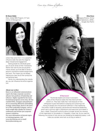 Women Of Influence by Point | PDF