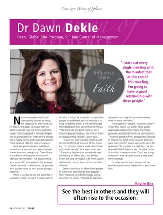 Women Of Influence by Point | PDF