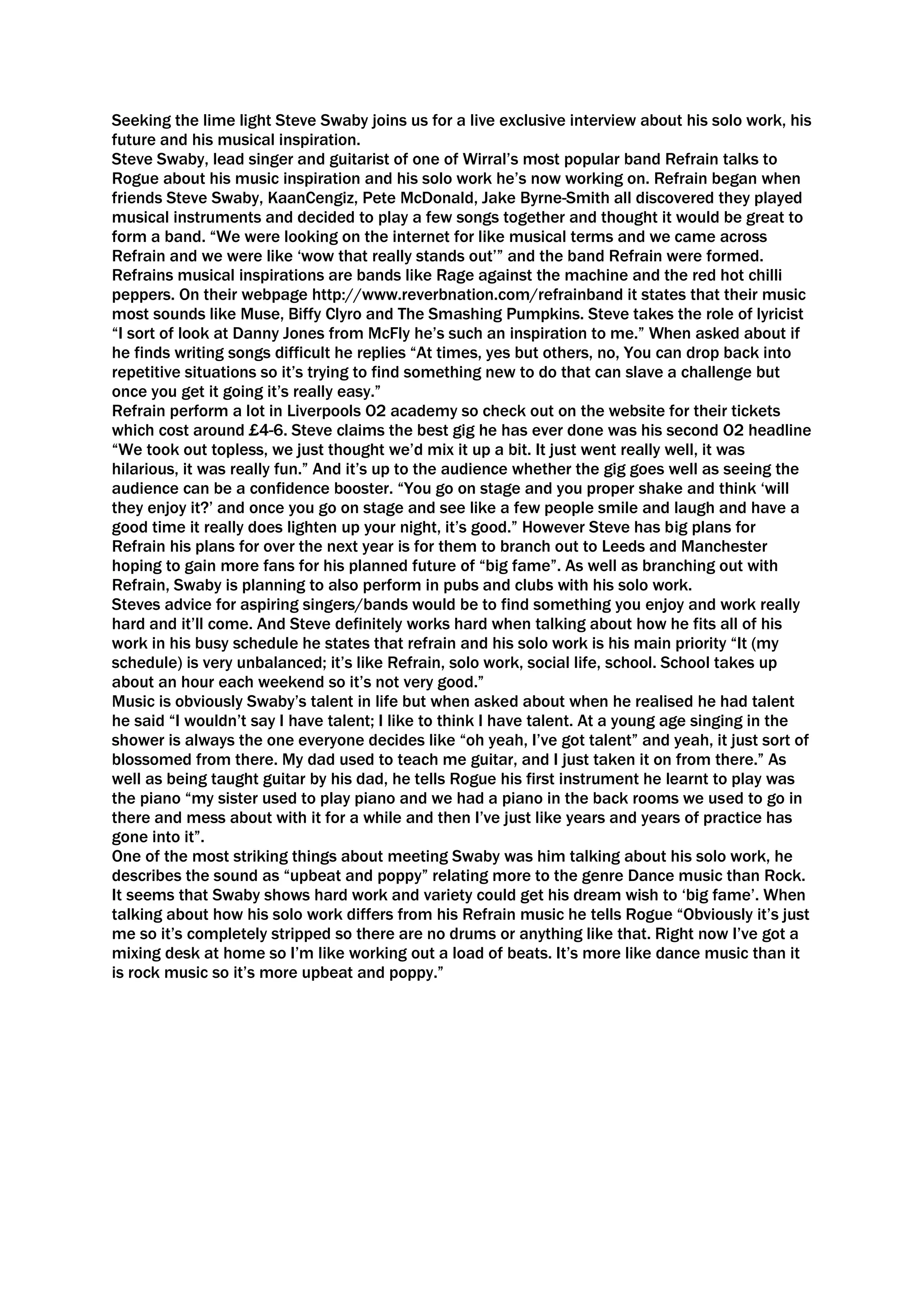 Article write up | DOCX