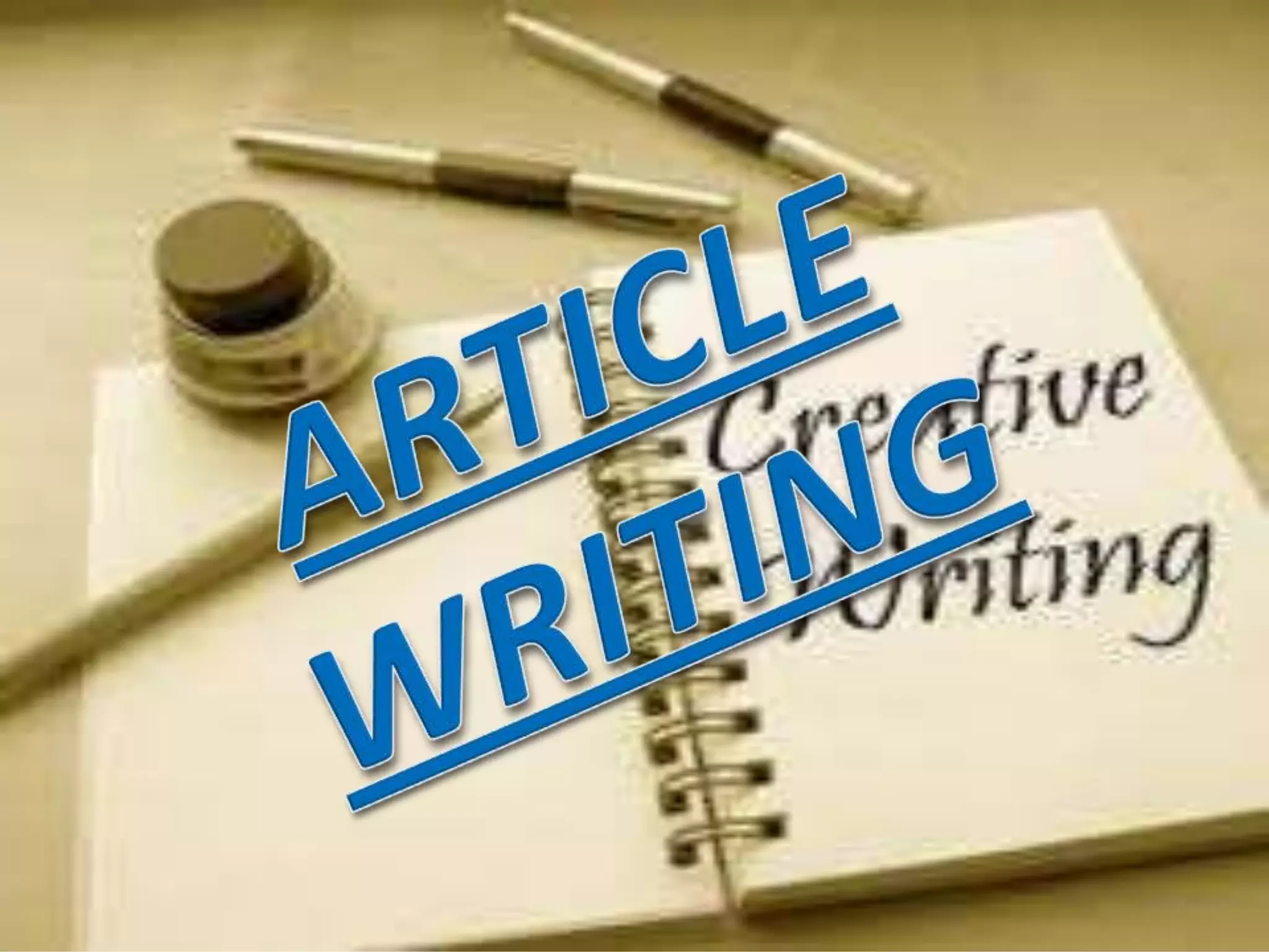 Article writing | PPT