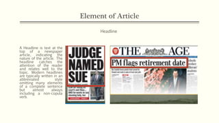 Article writing | PPT