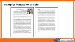 Article writing | PPTX