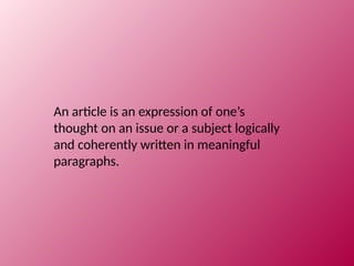 ARTICLE WRITING tips and key points.pptx