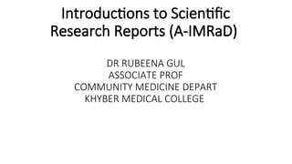 ARTICLE WRITING steps using IMRaD technical writing | PPT