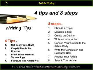 Article writing ksr | PDF