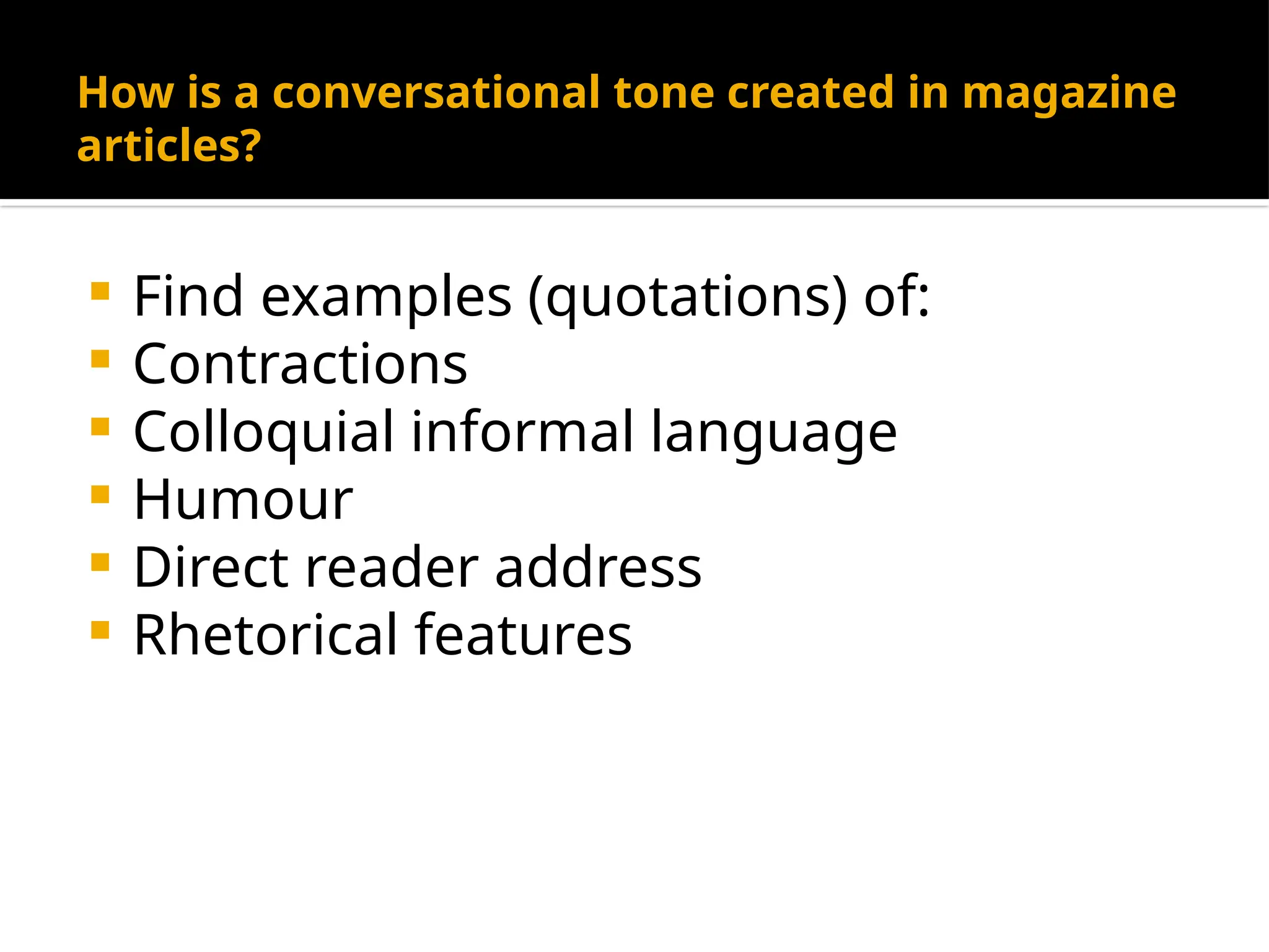 Article Writing PowerPoint.pptx for English Language IGCSE | PPTX