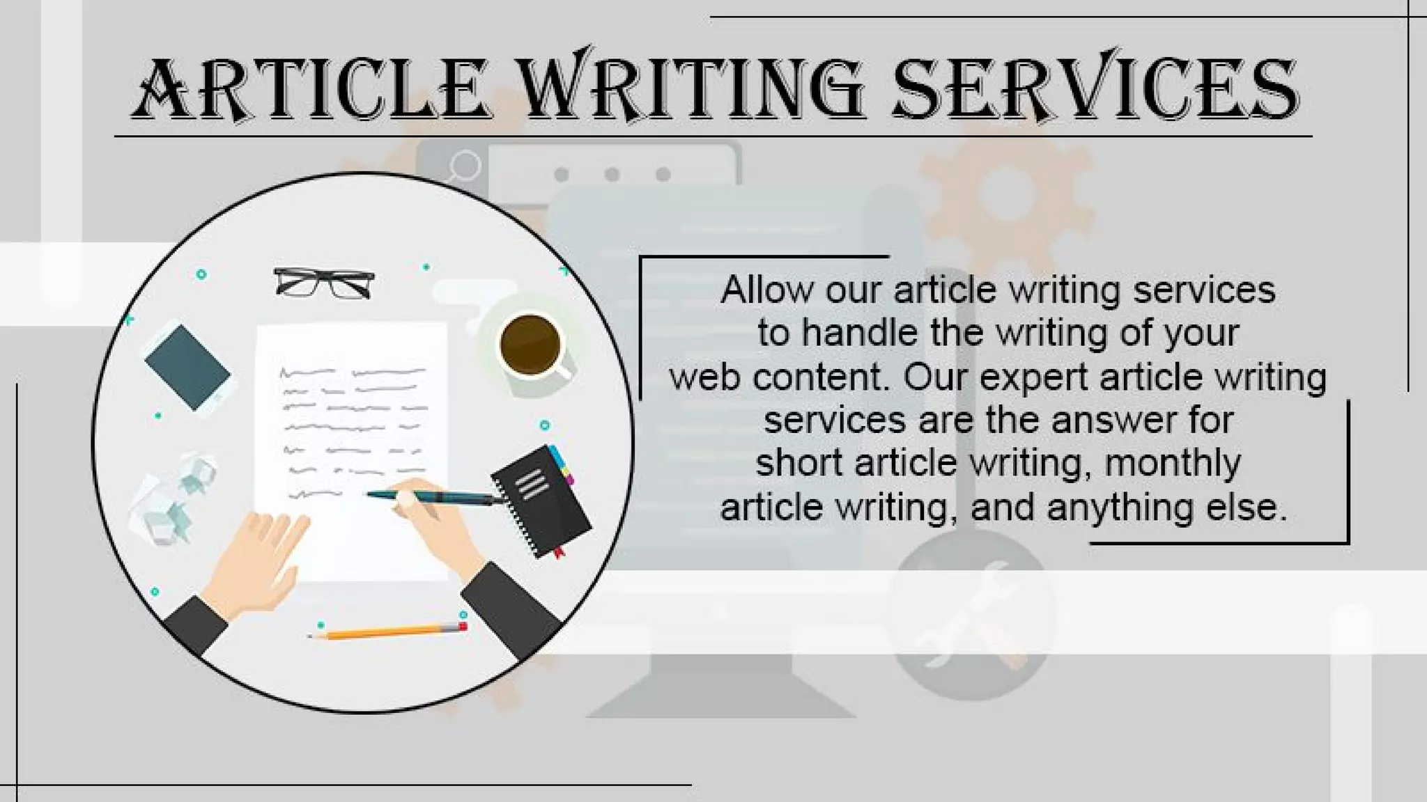 Article writing services | PPT