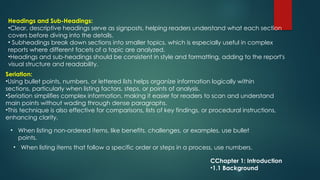 structure of article and report writing in a Research | PPTX