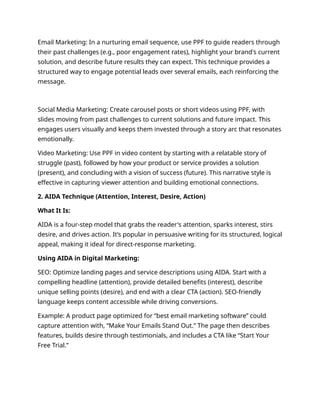 Mastering Writing Techniques for Impactful Digital Marketing | PDF