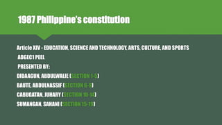 Article_XIV_-_EDUCATION,_SCIENCE_AND_TECHNOLOGY.pptx