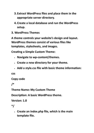 Website development PDF which helps others make it easy | PDF