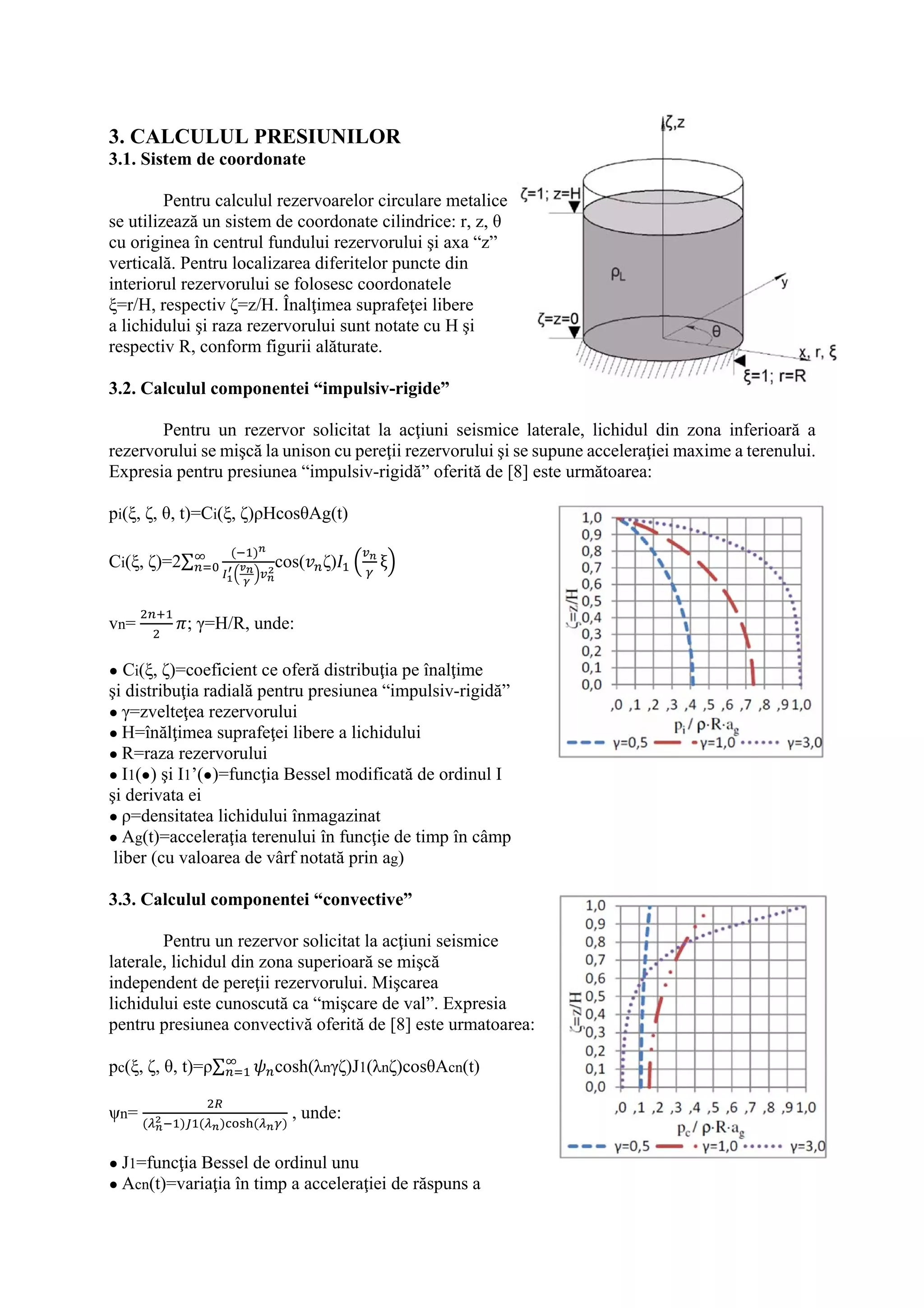 CALCULUL SEISMIC AL REZERVOARELOR METALICE CILINDRICE- Partea I | PDF