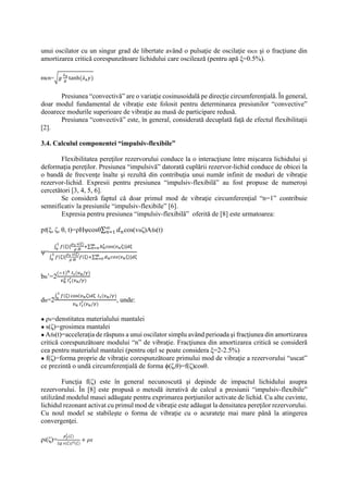 CALCULUL SEISMIC AL REZERVOARELOR METALICE CILINDRICE- Partea I | PDF